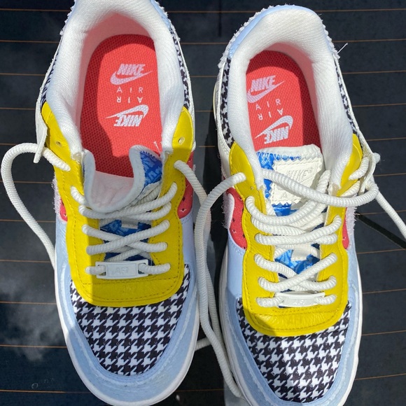 Nike | Shoes | Nike Air Force Patchwork Sneakers | Poshmark
